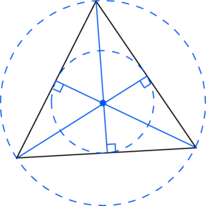 Définition de « droites remarquables d'un triangle équilatéral ...