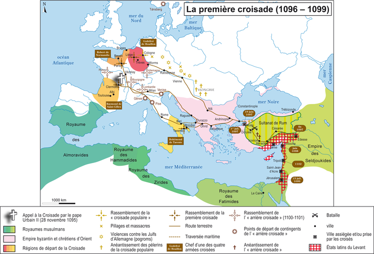 Image 5hem05i01 - Les croisades - Réviser une notion - Histoire - 5e ...