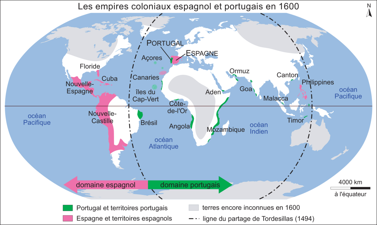 Image h_colonization - Les empires coloniaux espagnol et portugais en ...