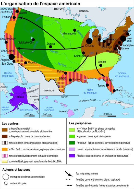 Image usa_organiz - Acteurs et facteurs de la puissance américaine ...